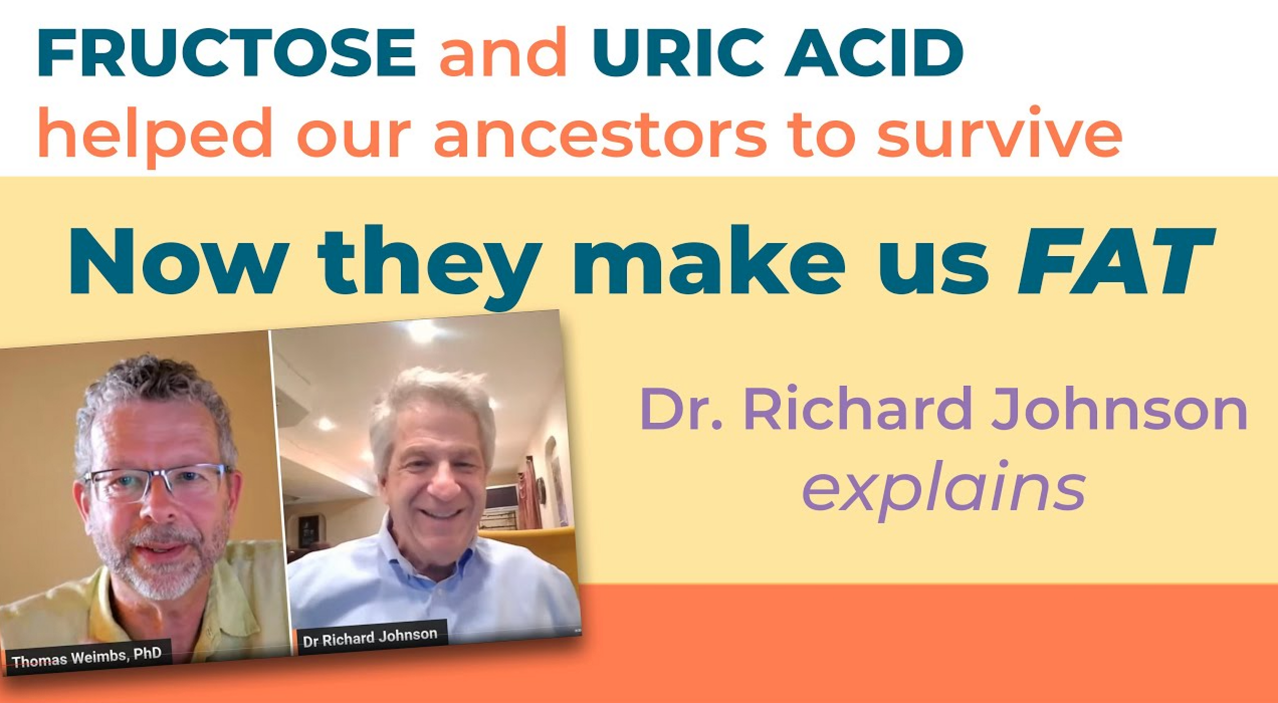 Fructose & Metabolic Diseases: Dr. Richard Johnson Interview | Santa ...